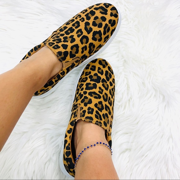 Shoes | Leopard Slip On Sneaker | Poshmark